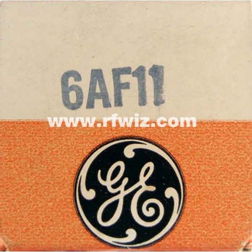 6AF11 GE Compactron Dual Triode-Sharp-Cutoff Pentode Duodecar Vintage ...