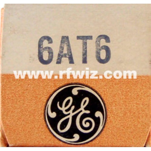 6AT6 GE Duplex-Diode High-Mu Triode Vintage Miniature Vacuum Tube 7-Pin ...