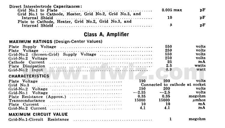 6EJ7 Amperex Sharp Cutoff Pentode Vintage Miniature Vacuum Tube 9-Pin ...